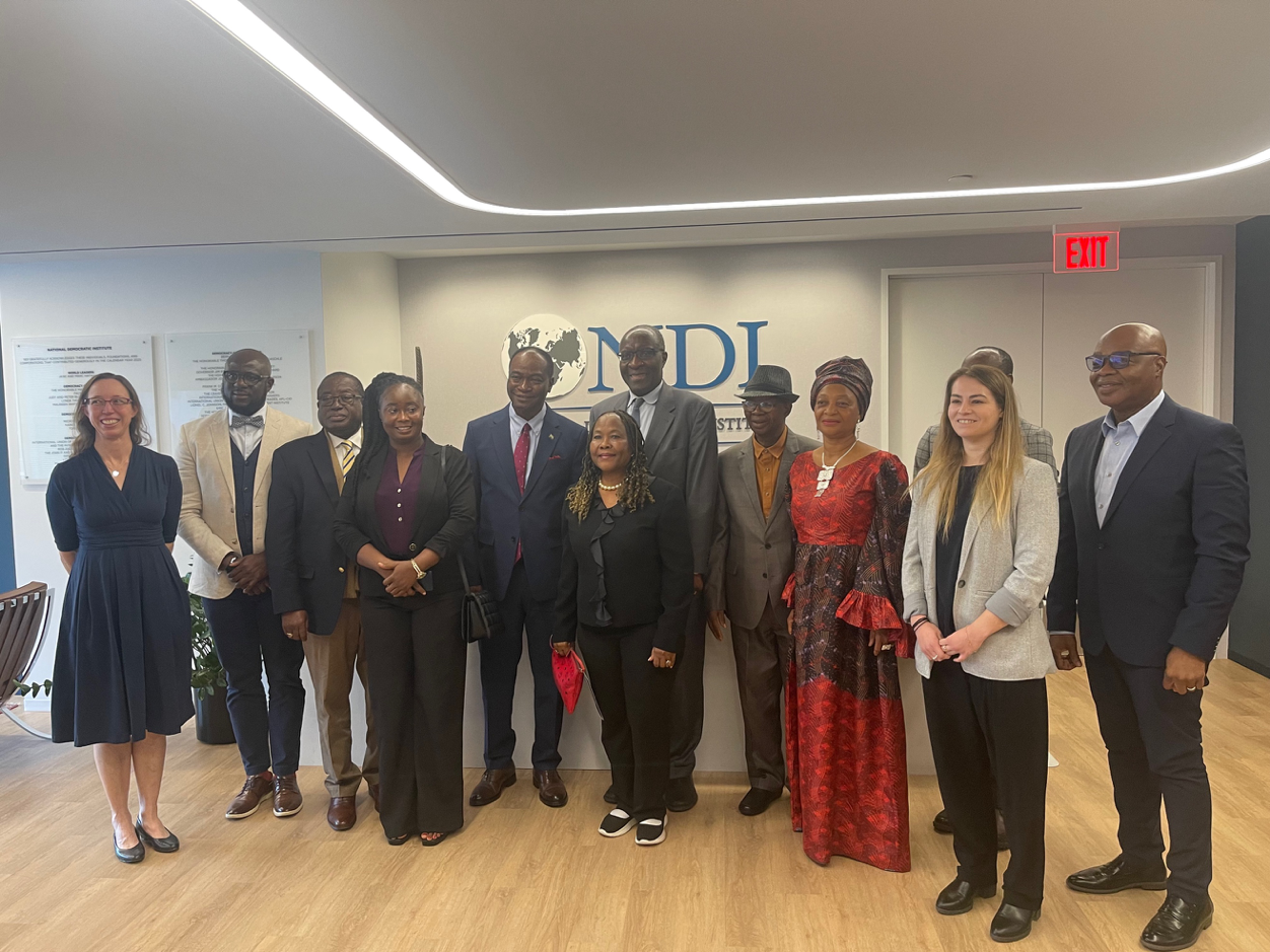 NDI Hosts Dr. Samura Kamara in Washington DC | OWLPRESS